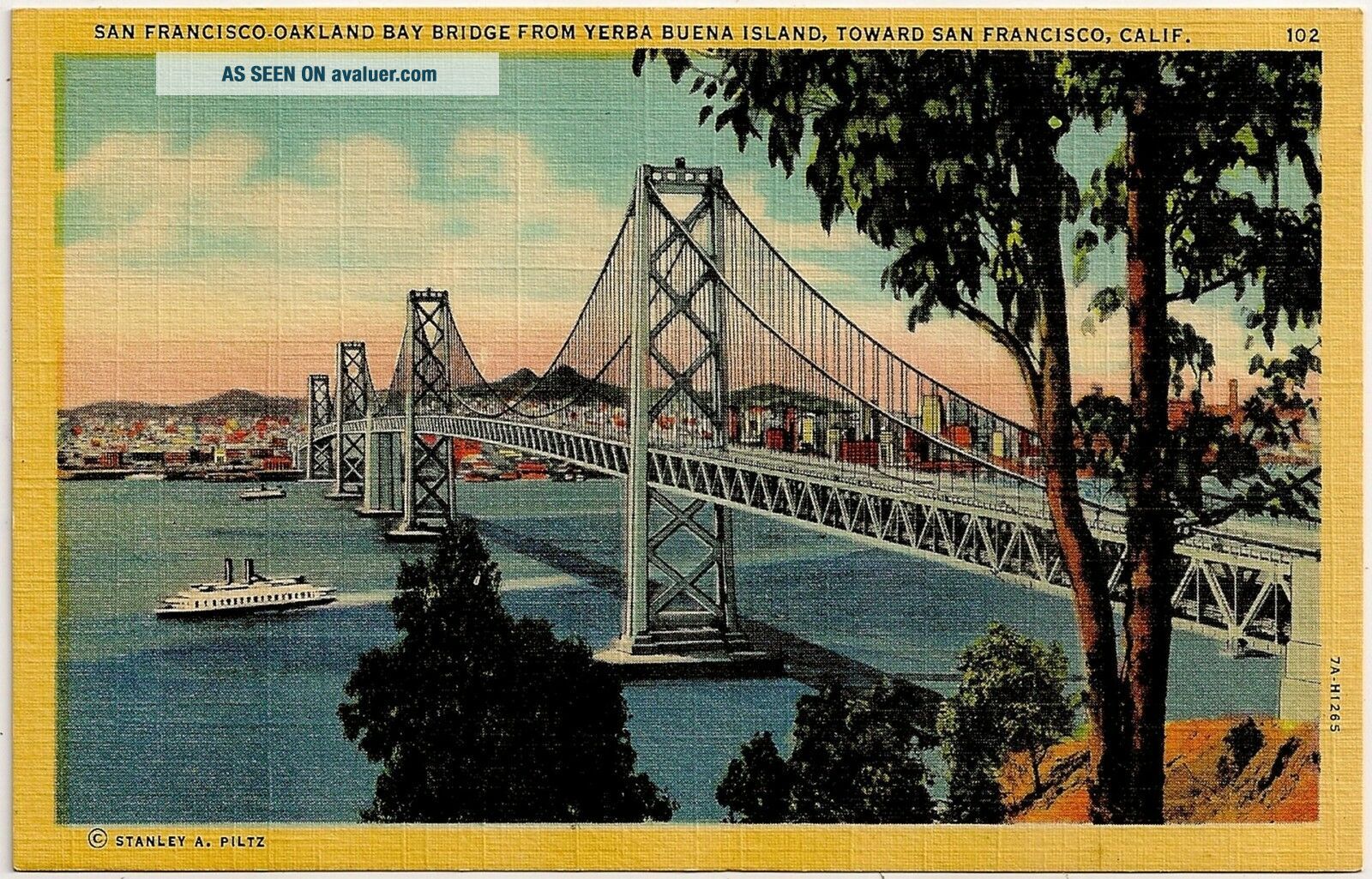 San Francisco - Oakland Bay Bridge From Yerba Island San Francisco CA ...