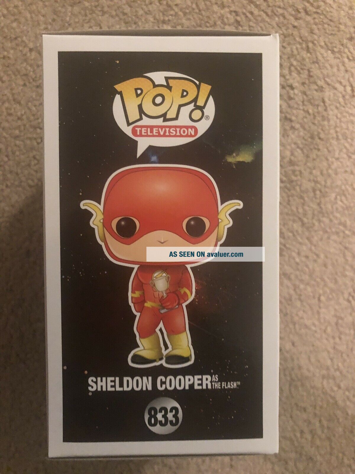 Funko Pop Sheldon Cooper Flash Big Bang Theory SDCC W/ Protector In ...