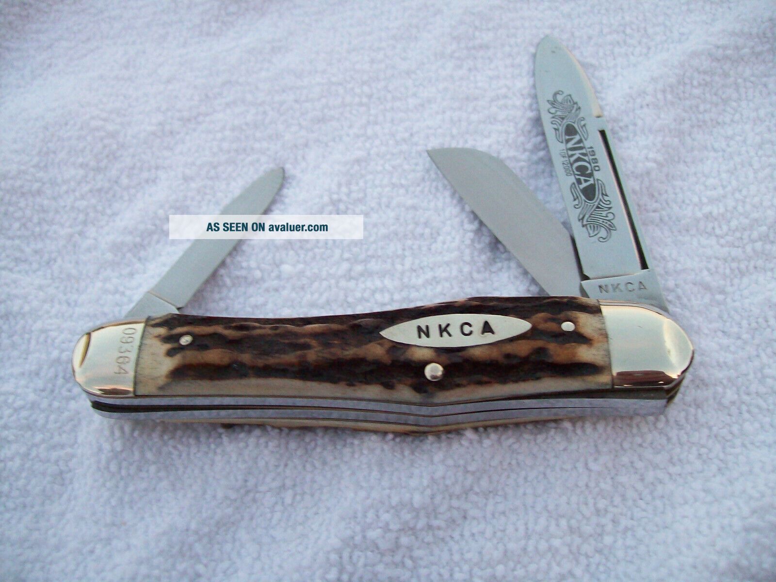 Kissing Crane Germany 3 Blade Whittler Thick Stag Handles 1980 NKCA ...