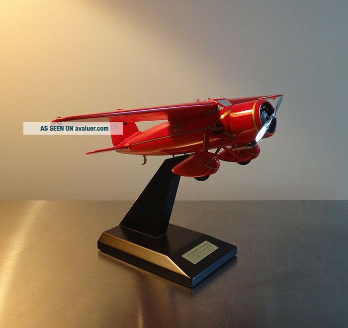 DANBURY Lockheed 5B Vega 5B Amelia Earhart 1:32 Wood Airplane Model ...