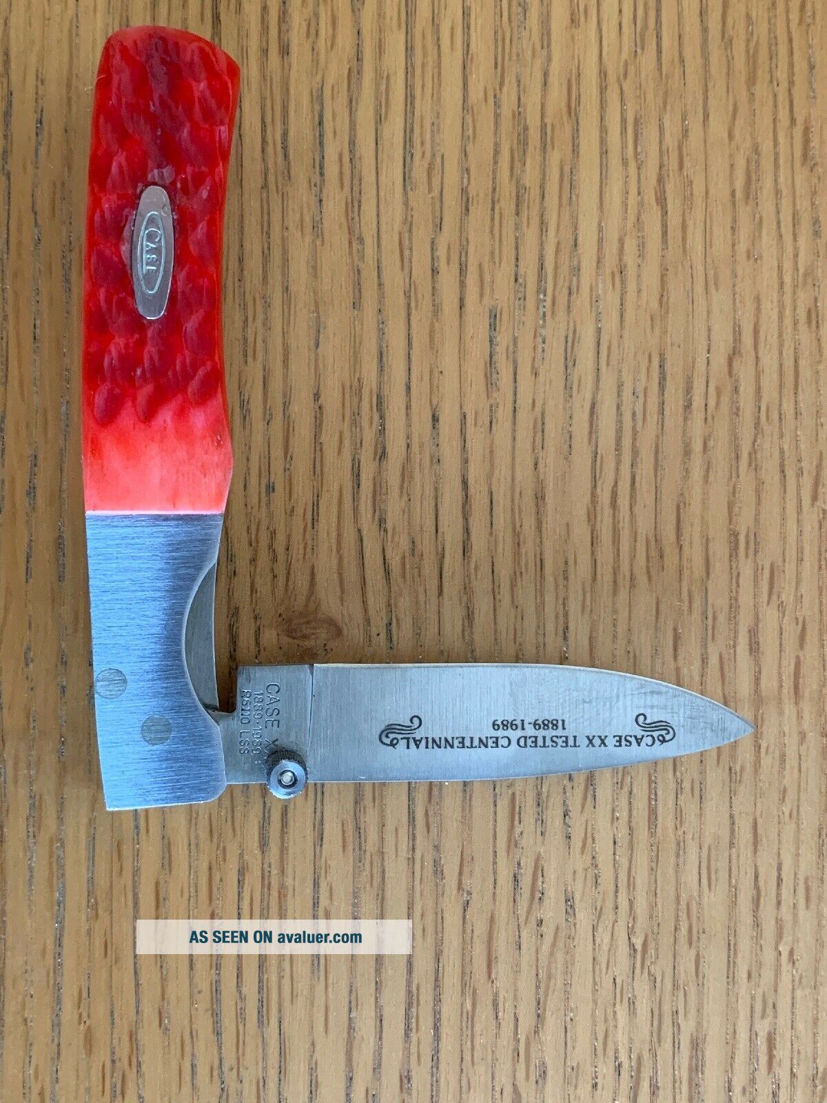 Case XX Centennial R6110 LSS Liner Lock Pocket Knife With Red Bone ...