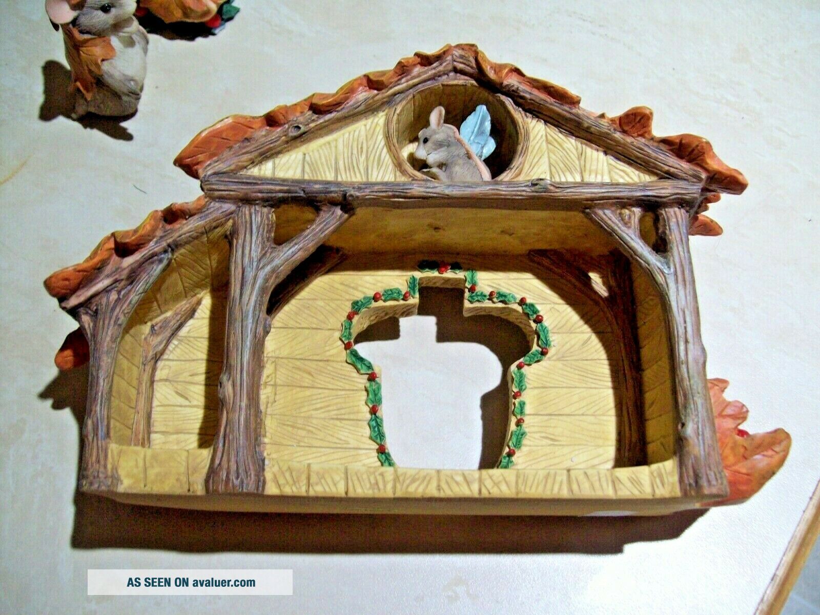 Charming Tails Dean Griff Mouse Christmas 7 Pc. Nativity Set | #3247023