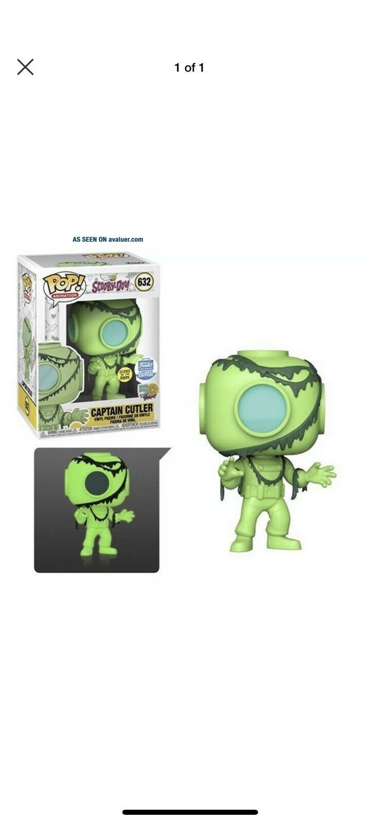 Scooby Doo Funko Pop Captain Cutler Glow In The Dark CONFIRMED ORDER ...