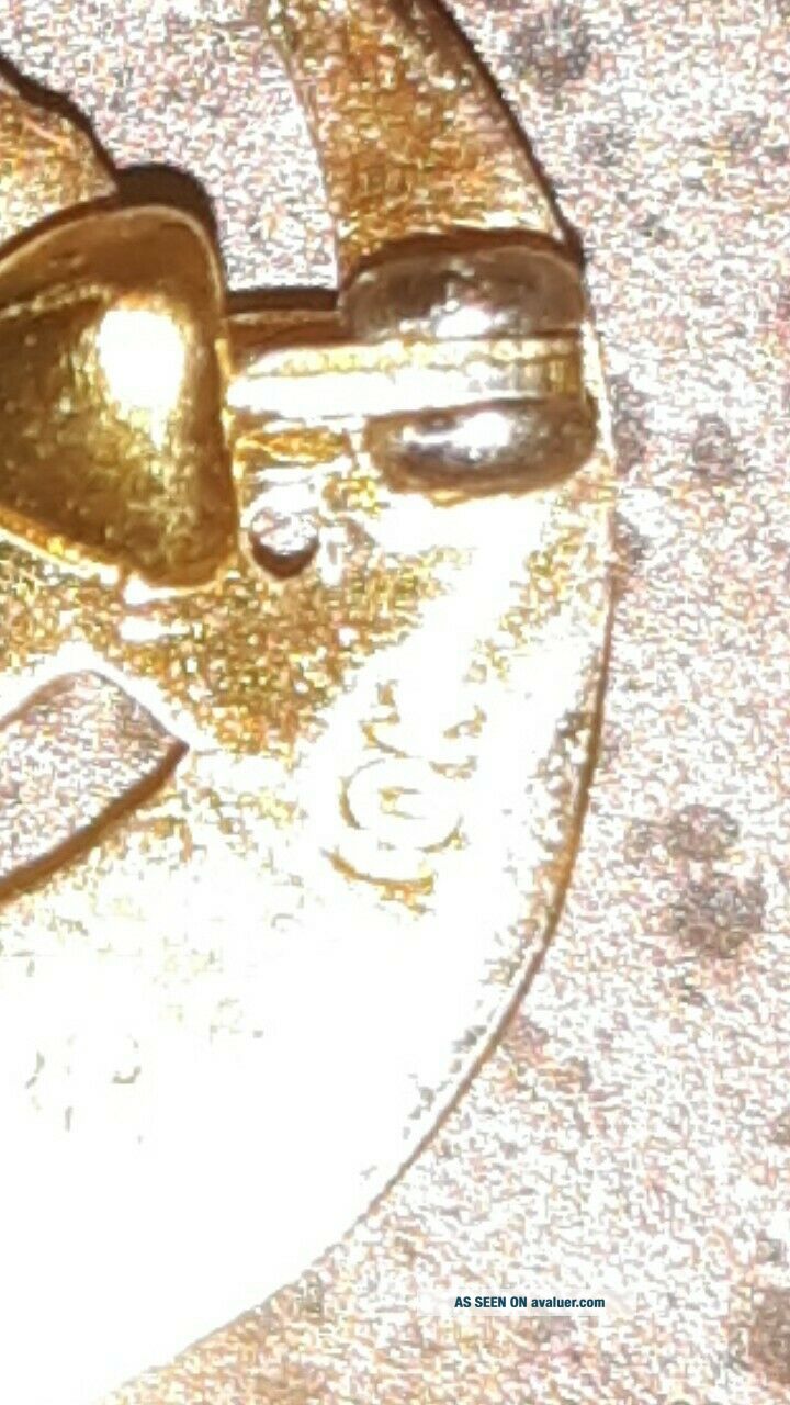Tri Delta 10k Gold Sorority Pin Pearls Marked Stamped | #3207855