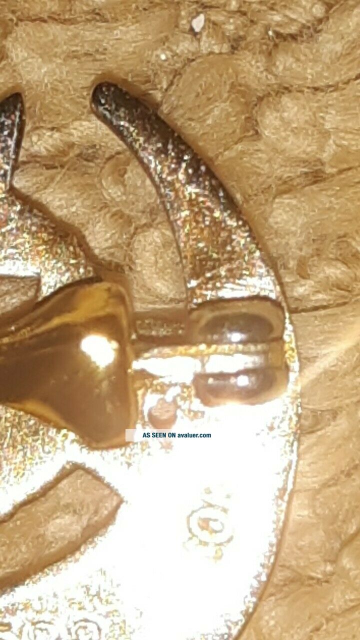 Tri Delta 10k Gold Sorority Pin Pearls Marked Stamped | #3207855