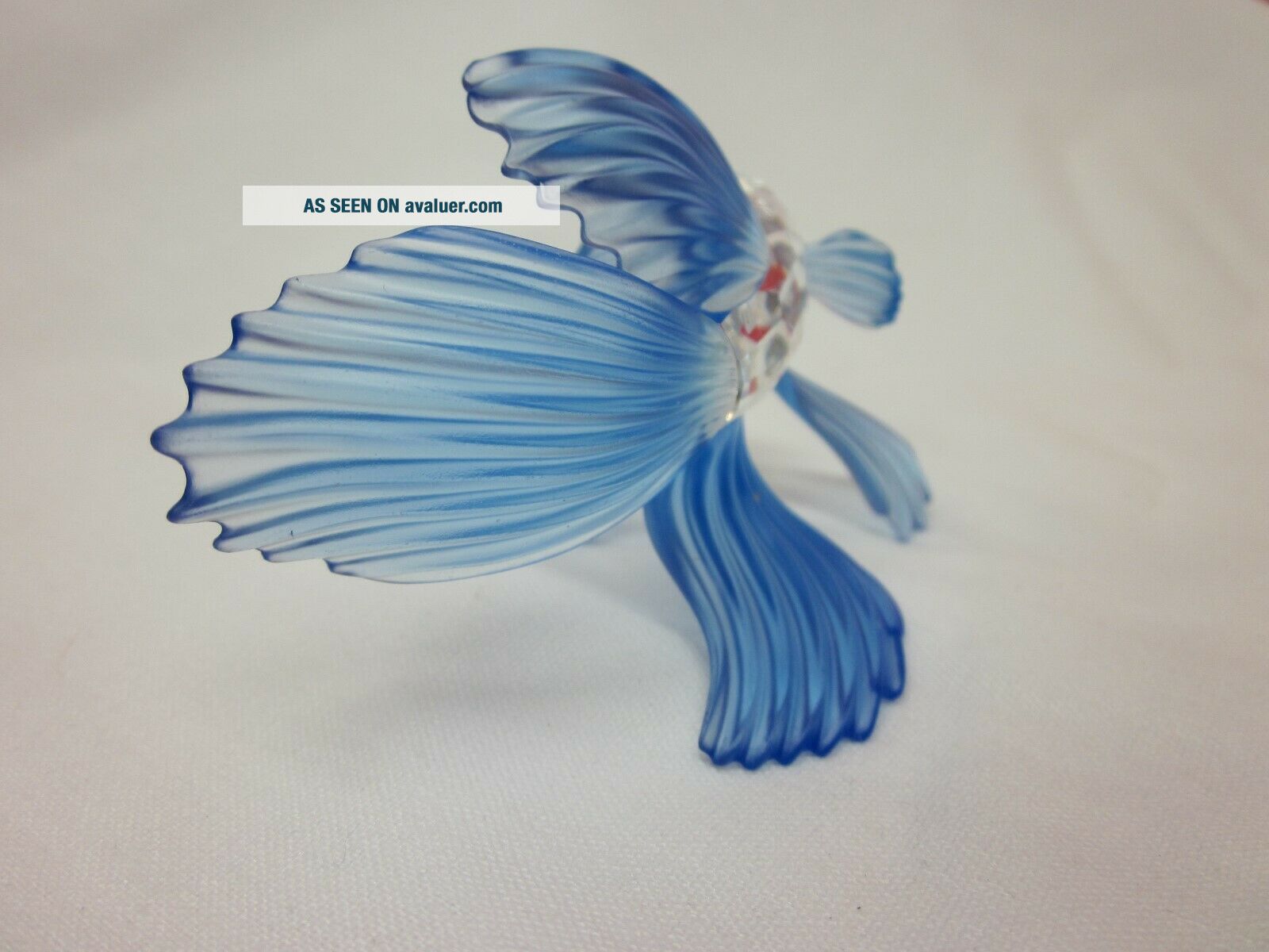 Swarovski Crystal Blue Siamese Fighting Fish Figurine | #3272486