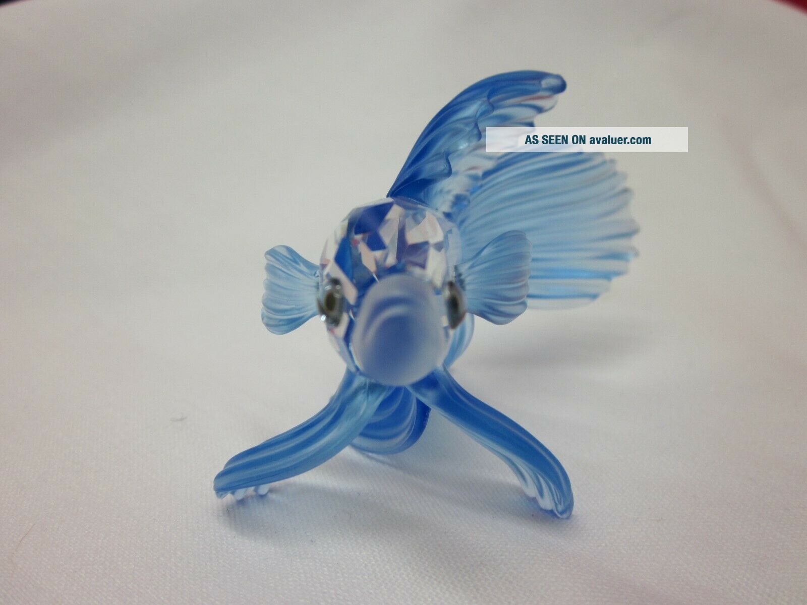 Swarovski Crystal Blue Siamese Fighting Fish Figurine | #3272486