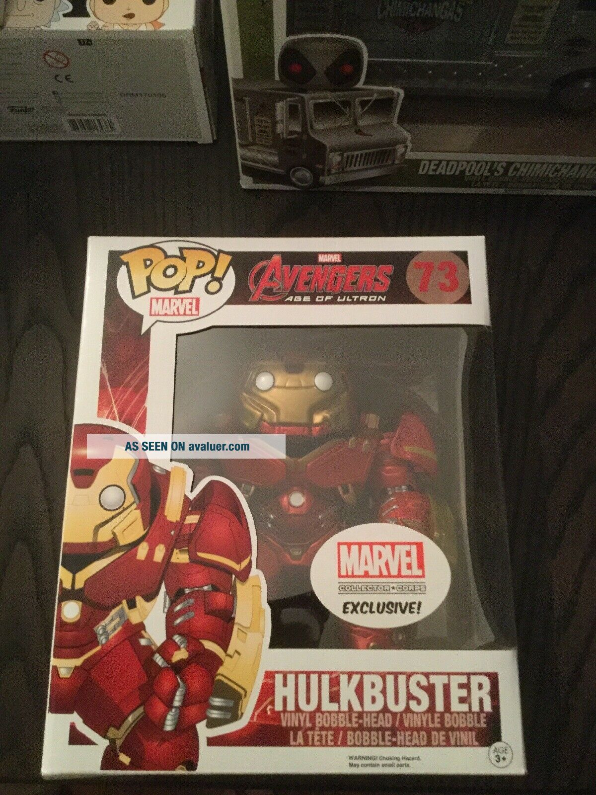 Funko Pop 73 HULKBUSTER Iron Man Marvel Collector Corps Exclusive ...