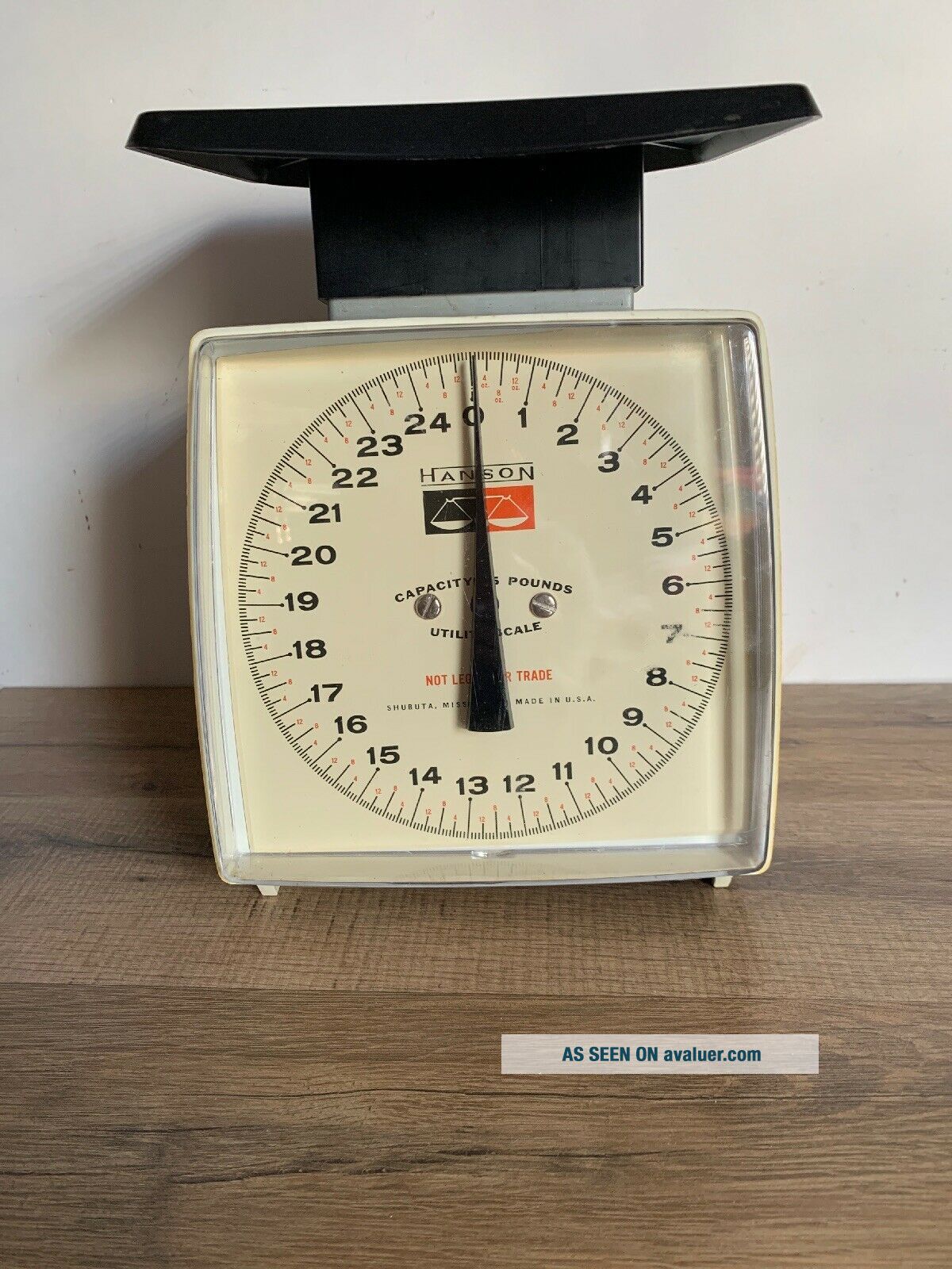 Vintage Hanson 25lbs Kitchen Scale | #3249727