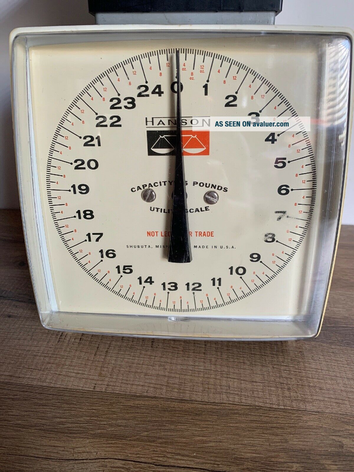 Vintage Hanson 25lbs Kitchen Scale | #3249727