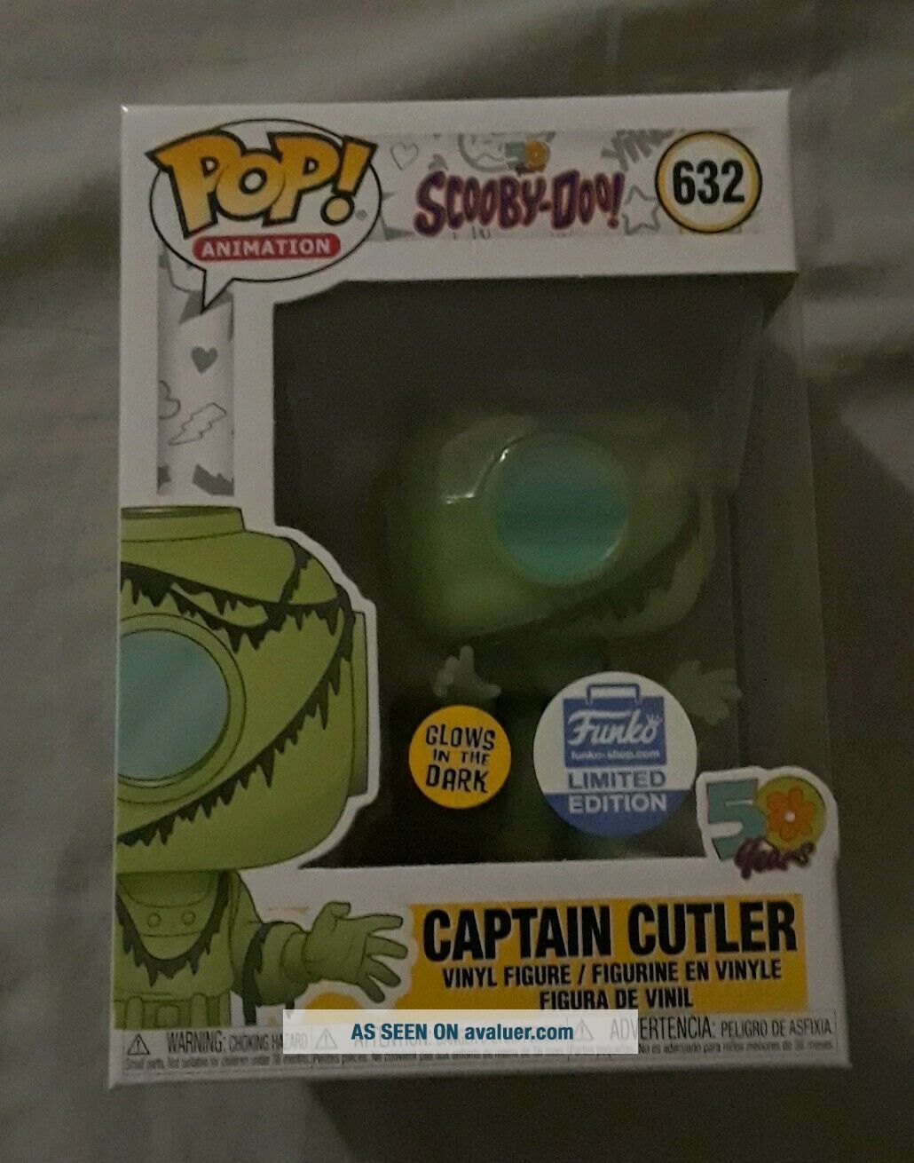 Captain Cutler GITD Pop Funko Scooby - Doo 50th Anniversary Funko Shop ...