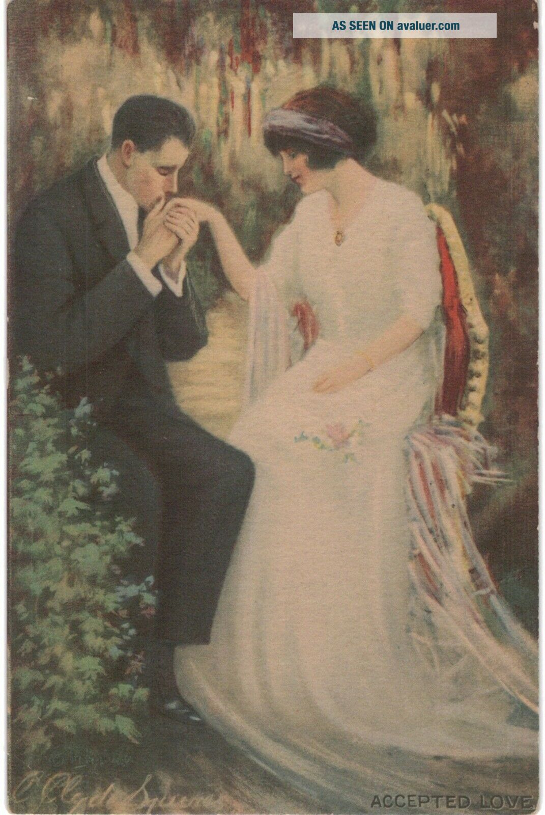 Clyde Squires Accepted Love Blond Baby Mother Father Ages Of Love 1910 ...