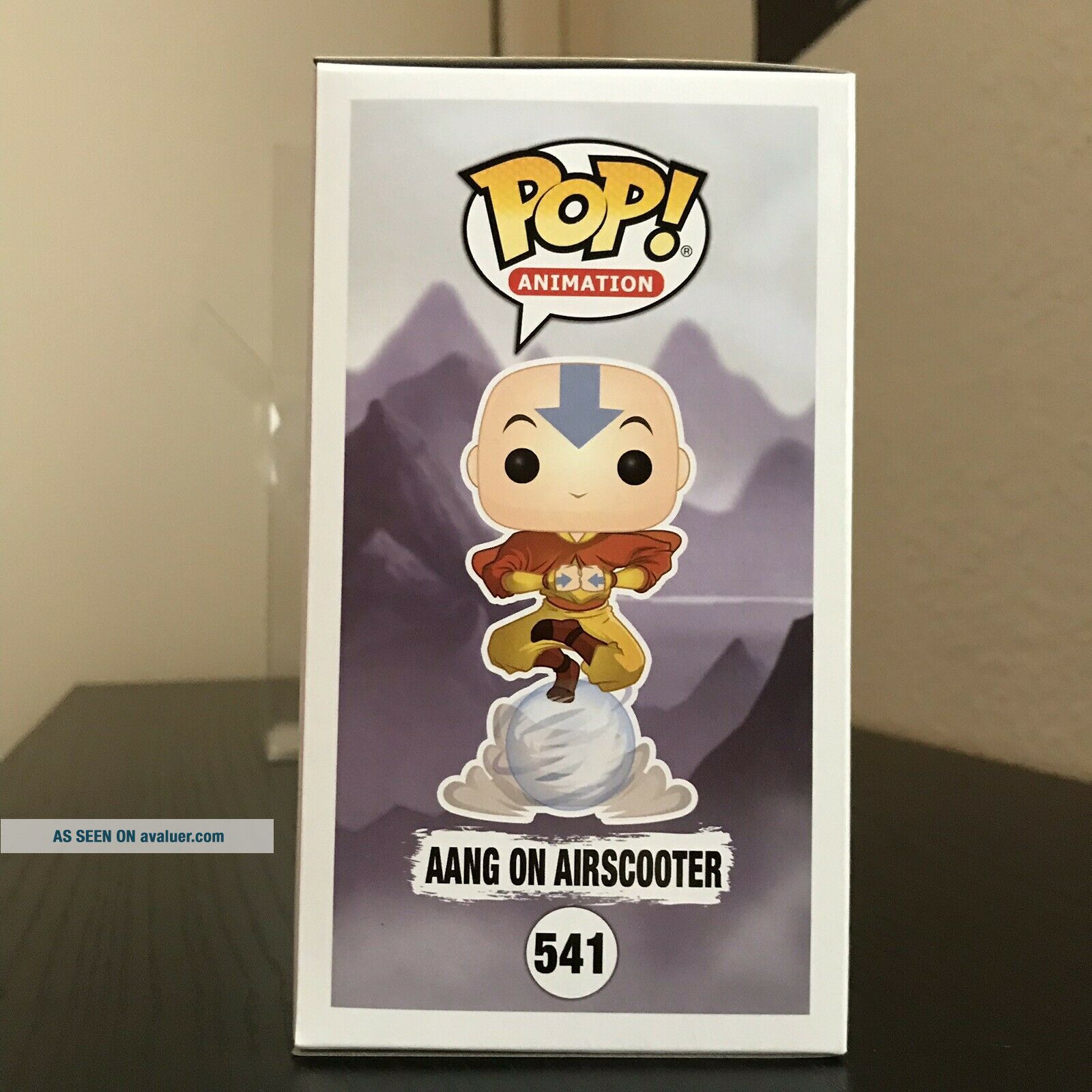 Aang On Airscooter Chase Funko Pop Hot Topic Exclusive Animation 541 ...