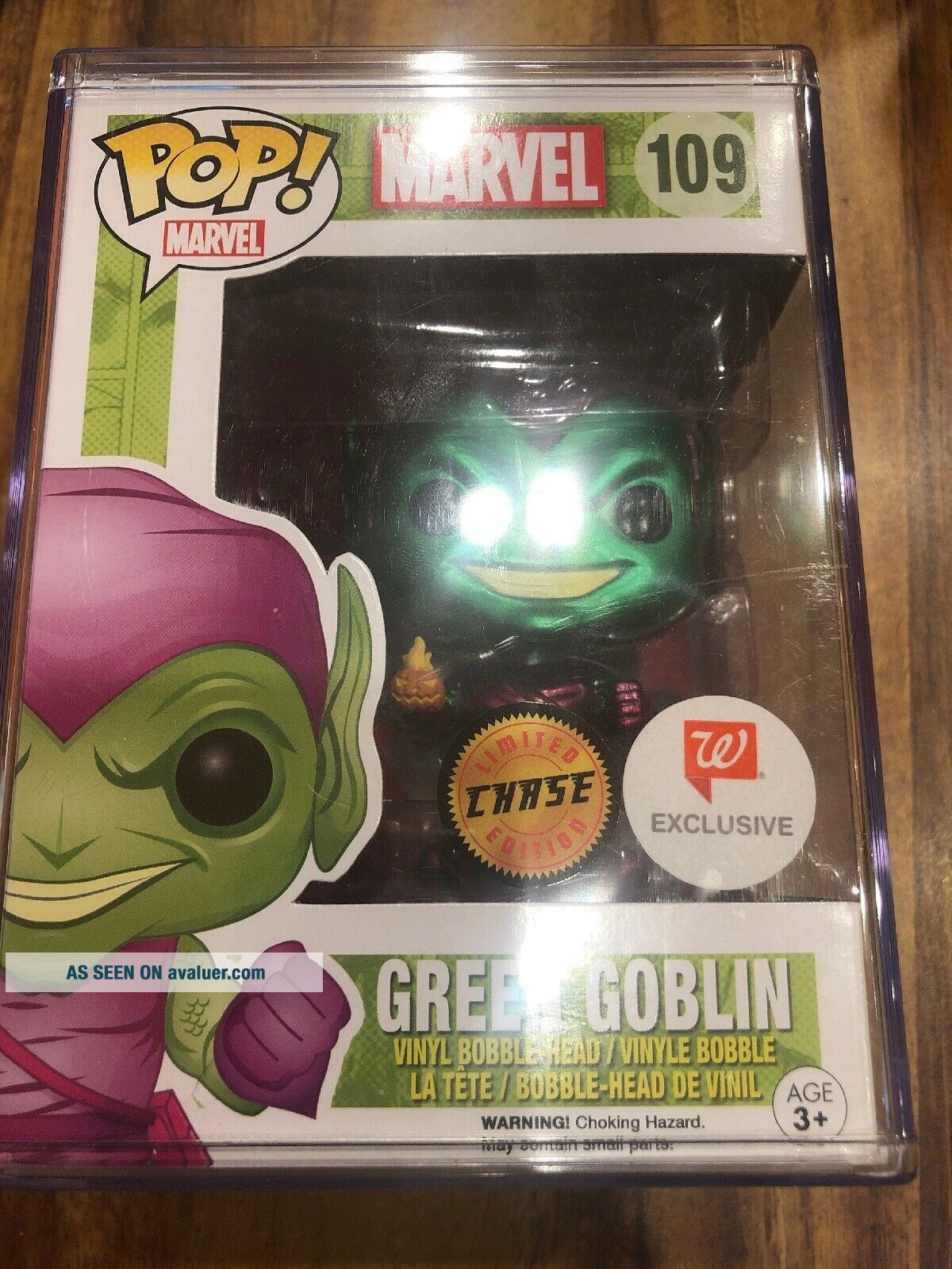 Funko METALLIC GREEN GOBLIN Marvel CHASE LE POP WALGREEN EXCLUSIVE ...