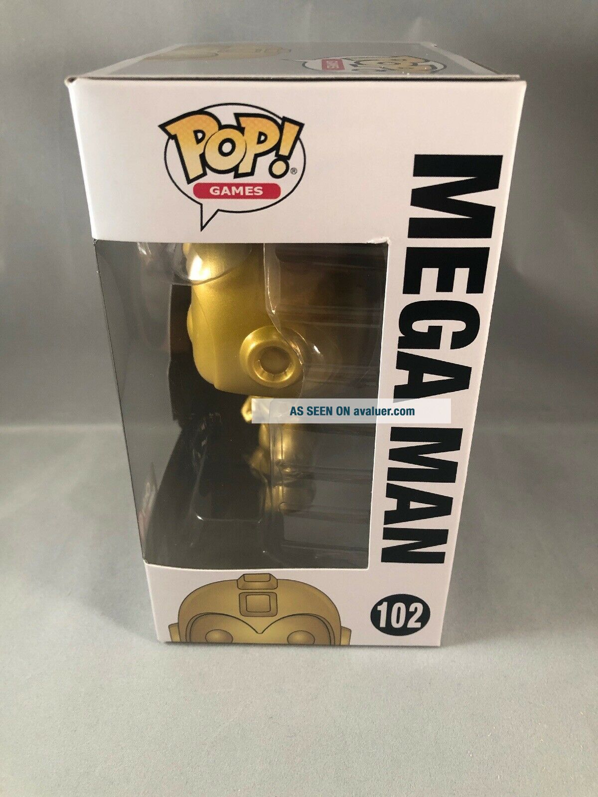 FUNKO POP GAMES MEGA MAN 102 GOLD MEGA MAN GAME STOP EXCLUSIVE | #3323393