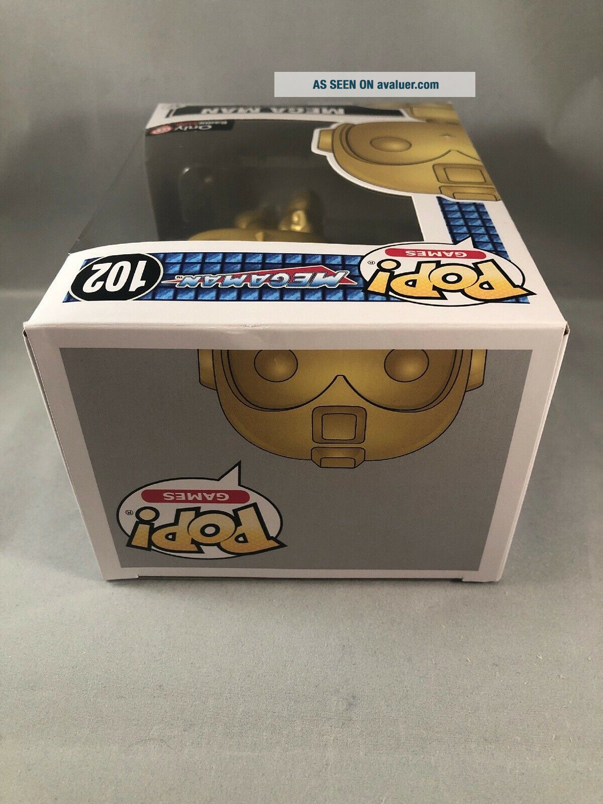 FUNKO POP GAMES MEGA MAN 102 GOLD MEGA MAN GAME STOP EXCLUSIVE | #3323393