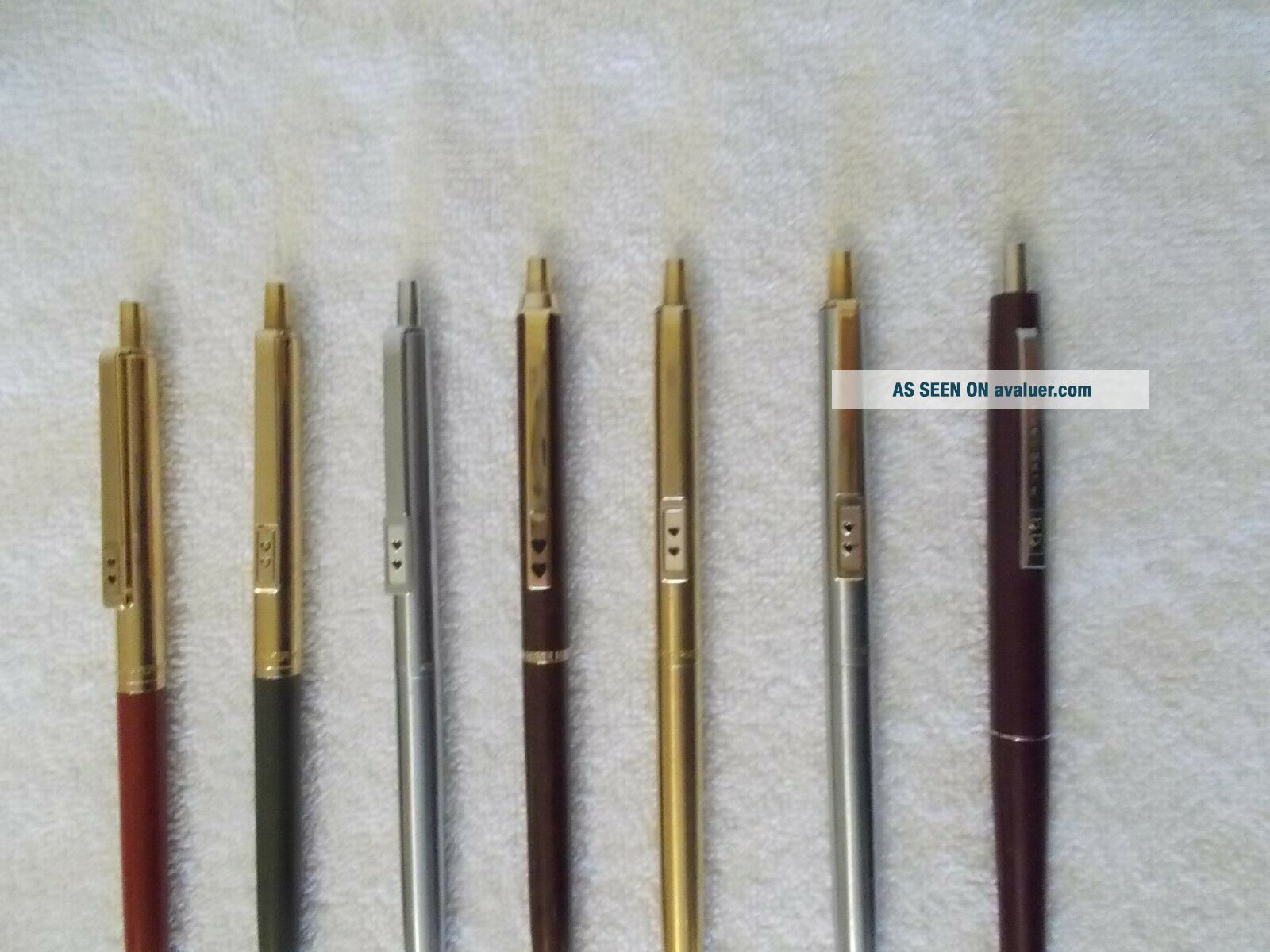 7 Vintage PAPER MATE Double Heart BALLPOINT PENS | #3256528