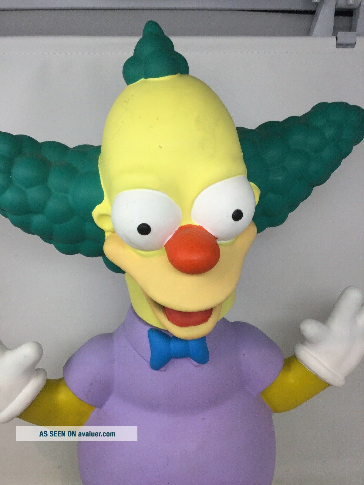 2007 Funko The Simpsons Krusty The Clown Wacky Wobbler Large Coin Bank ...