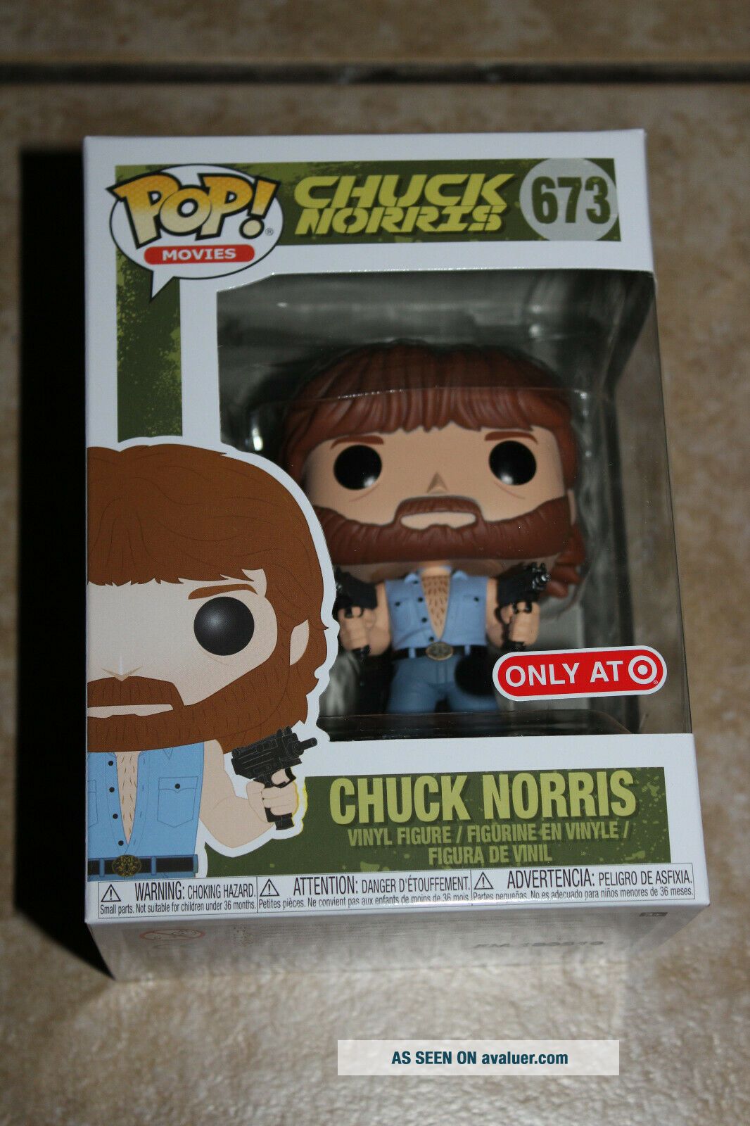 Funko Pop Chuck Norris 673 RARE Target EXCLUSIVE - Walker Texas Ranger ...