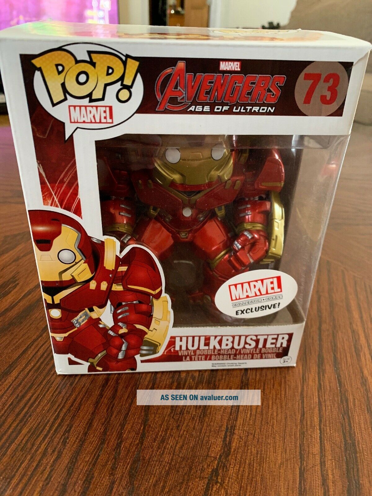 Funko Pop Marvel 73 Avengers Age Of Ultron MCC Exclusive Hulkbuster ...