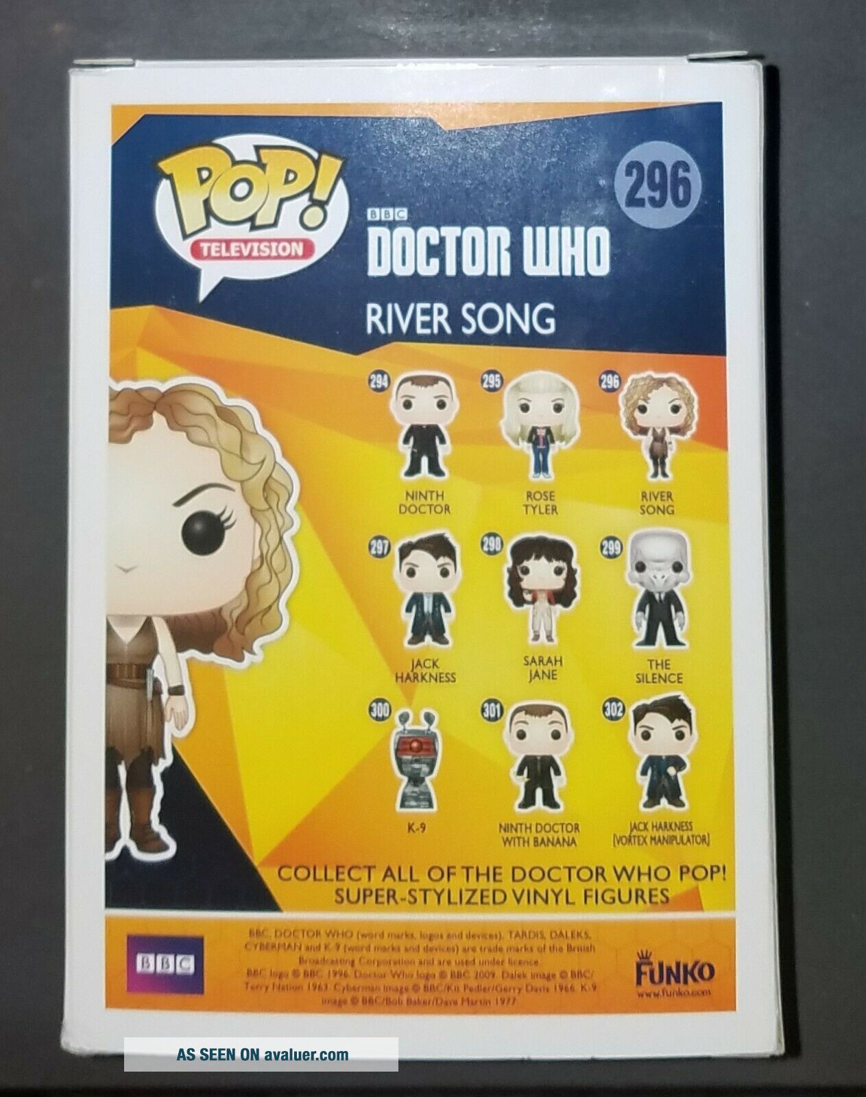 Funko Pop Television BBC Doctor Who River Song 296 Rare | #3340477