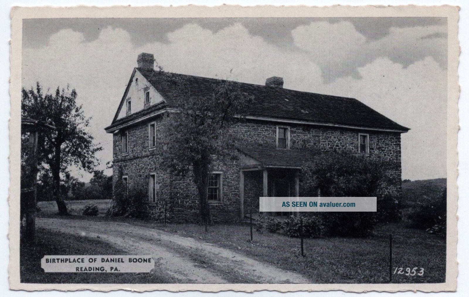 1930s Birthplace Of Daniel Boone Reading PA Berks Pioneer House Home ...