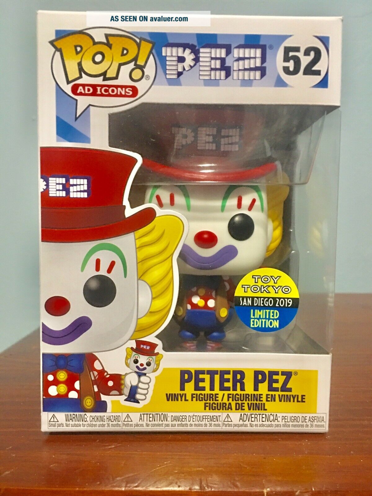 Funko POP SDCC 2019 PETER PEZ Toy Tokyo 52 | #3345144