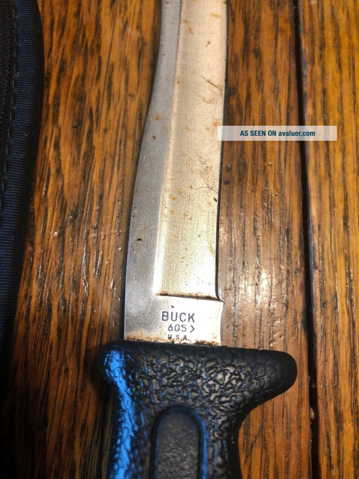 VINTAGE BUCK USA 605 KNIFE PATHMATE FIXED BLADE SHEATH HUNTING SURVIVAL ...