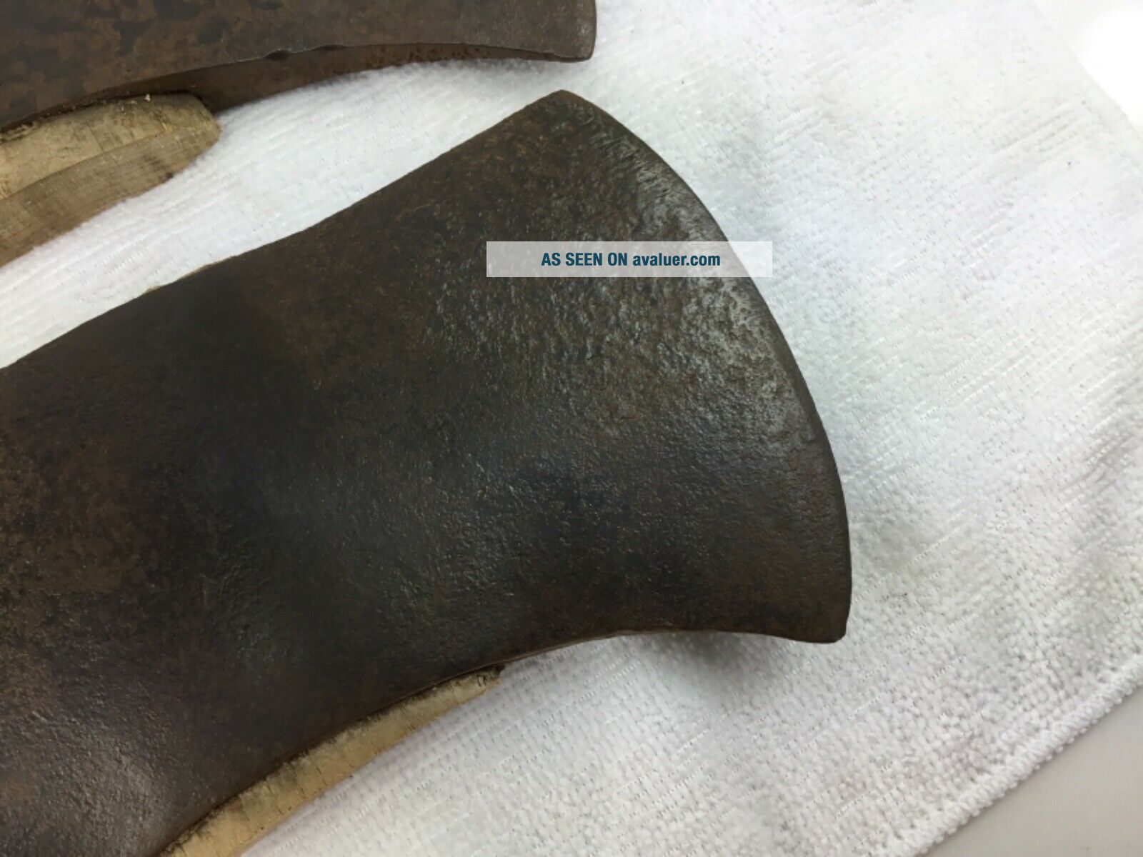 2 Vintage Double Bit Axe Heads Unmarked Camping Woodsman Restoration ...