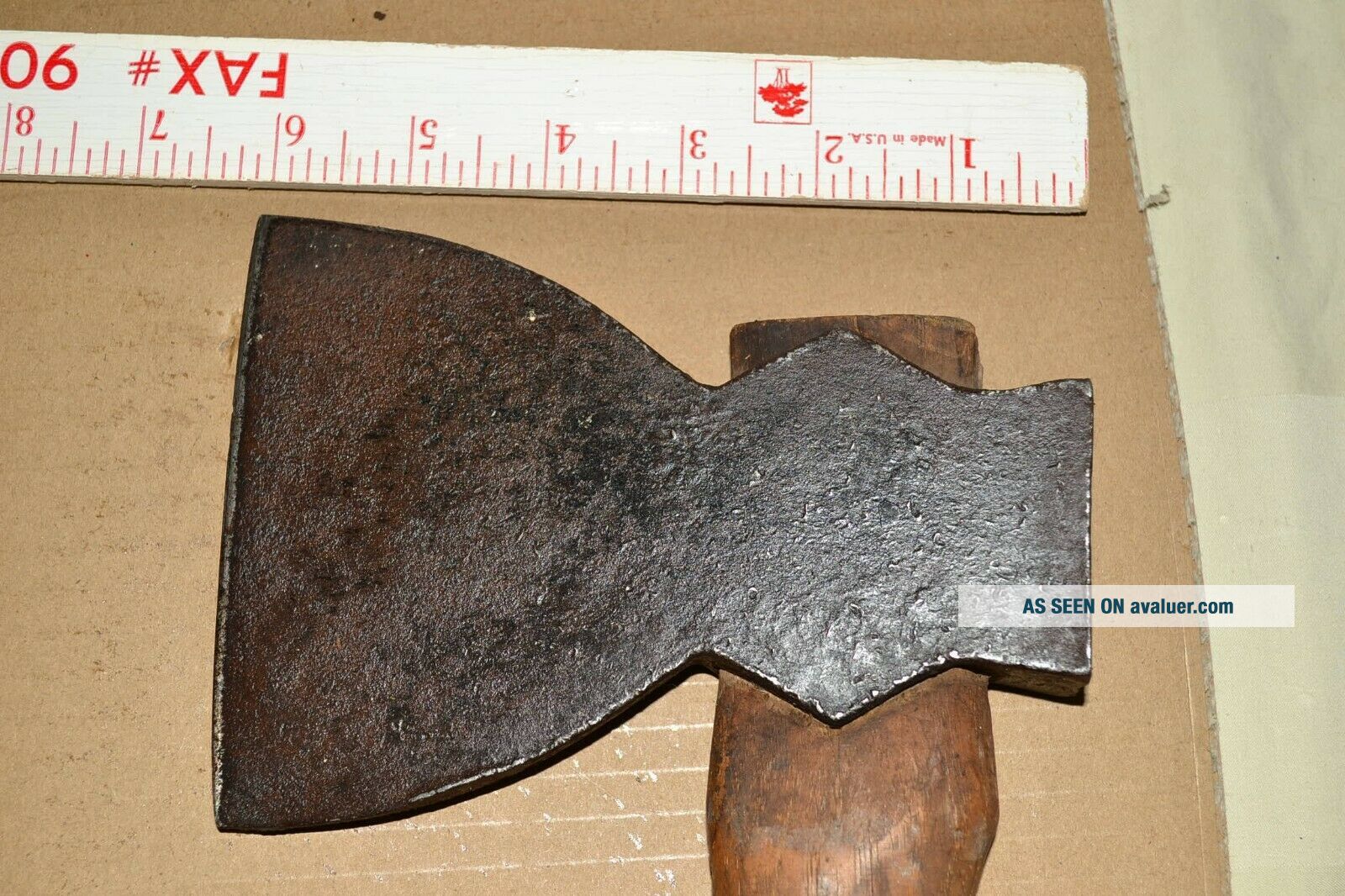 Antique/Vintage DEFIANCE Hewing Axe BROAD HEAD HATCHET Solid Tool 3 W ...