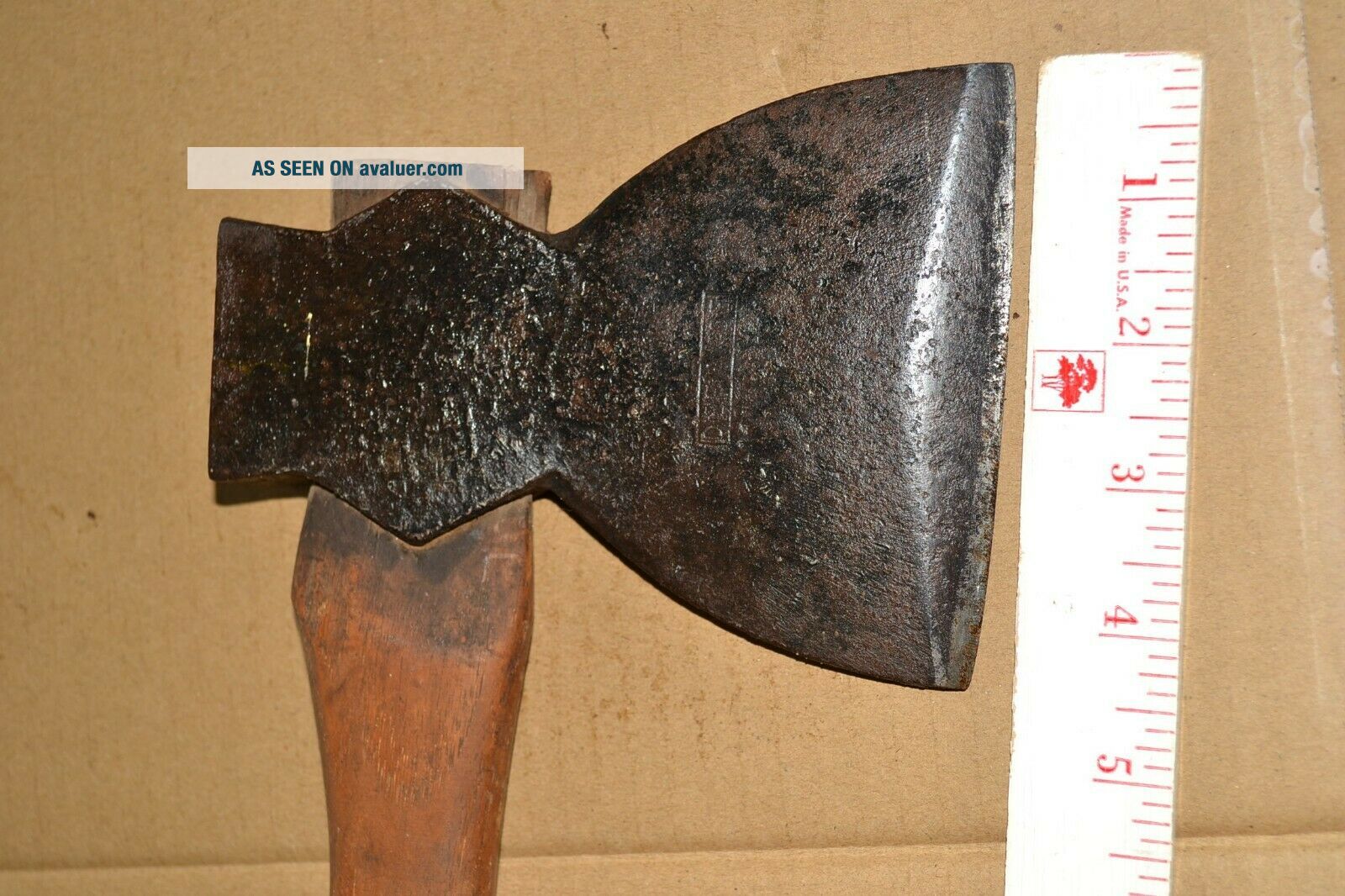 Antique/Vintage DEFIANCE Hewing Axe BROAD HEAD HATCHET Solid Tool 3 W ...