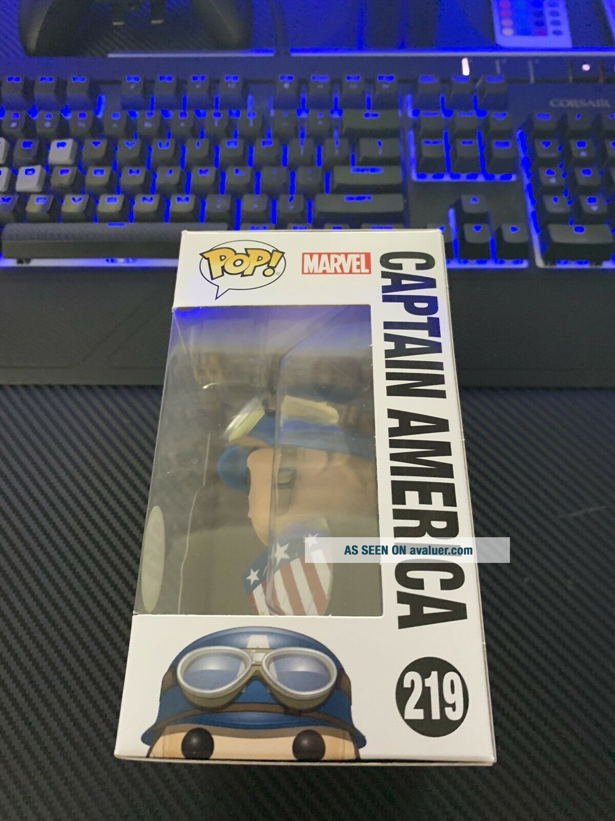 Funko POP Marvel Captain America 219 Spring Convention Exclusive | #3392125