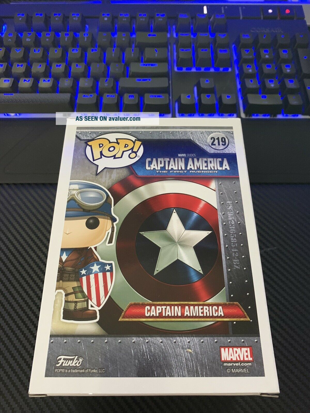 Funko POP Marvel Captain America 219 Spring Convention Exclusive | #3392125