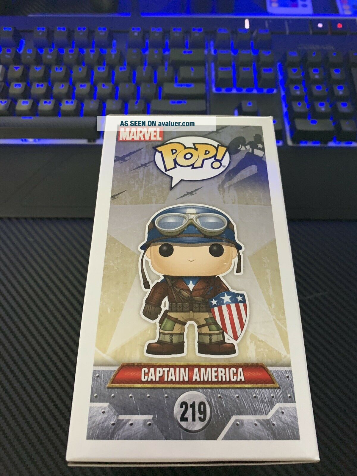 Funko POP Marvel Captain America 219 Spring Convention Exclusive | #3392125
