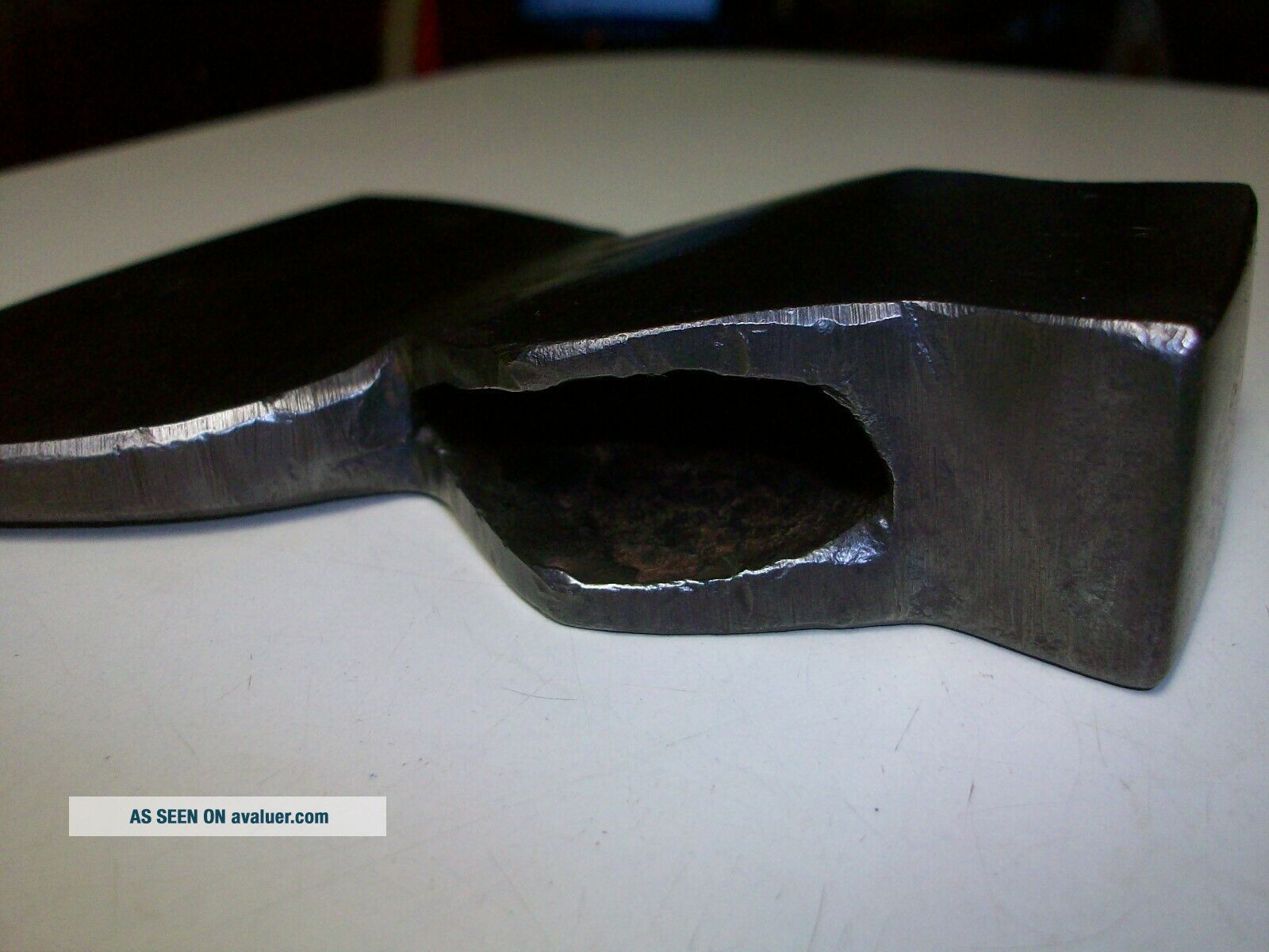 Vintage Wm. Beatty Chester, PA Cow Logo Hewing Hatchet Head Possible ...