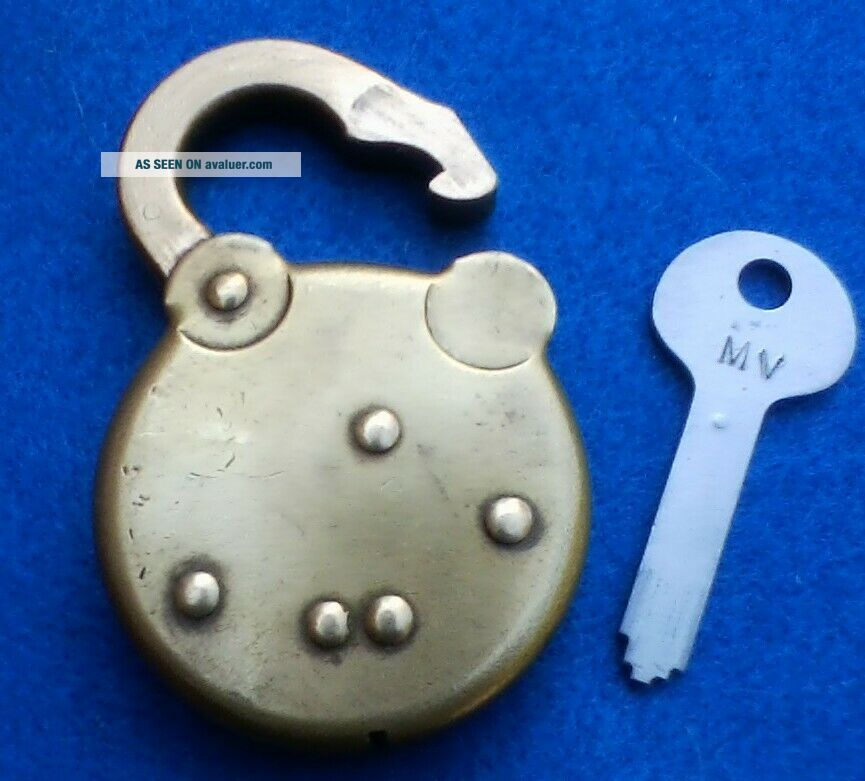 United States Post Office USPS Street Letter Box Lock, MV, With Key ...