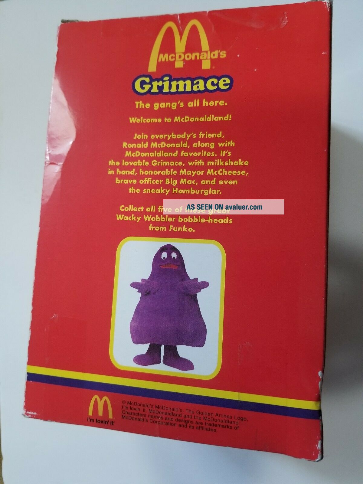 Funko Grimace From McDonald’s Wacky Wobbler Bobble Head | #3386532
