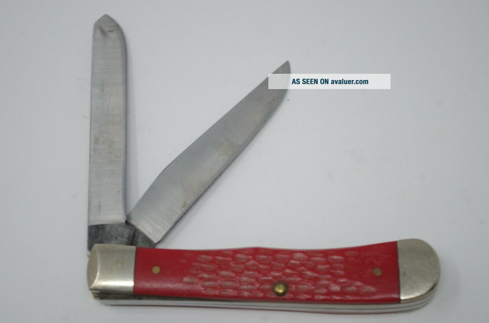 Red Case XX Trapper Pocket Knife Folding Hunter 6254 SS USA Folder ...
