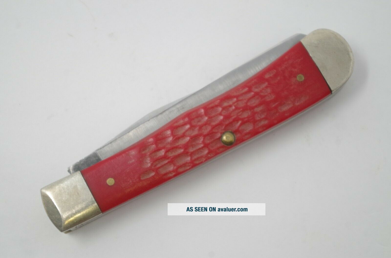 Red Case XX Trapper Pocket Knife Folding Hunter 6254 SS USA Folder ...