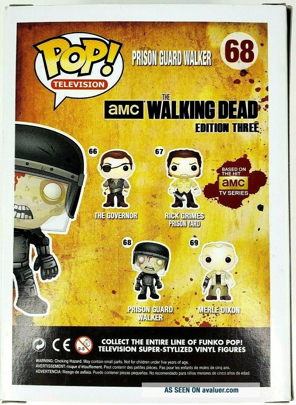 Funko POP The Walking Dead 68 Prison Guard Walker Rare | #3402428