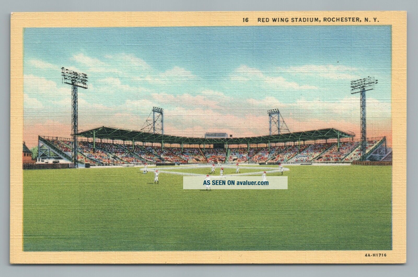 Red Wing Baseball Stadium ROCHESTER York—Vintage Linen International ...