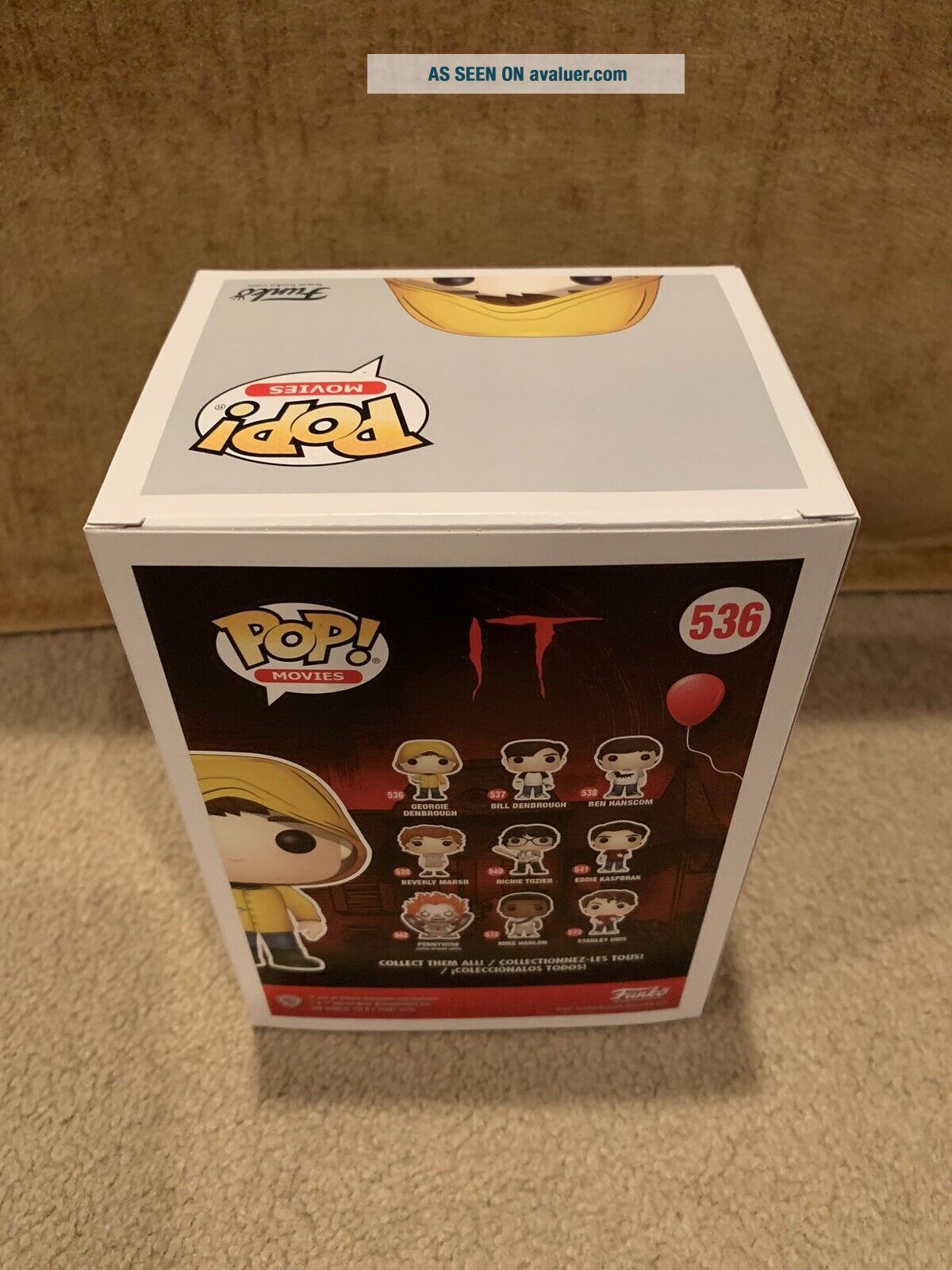 Funko Pop Georgie Denbrough Chase Limited Edition 536 IT Movie | #3422703