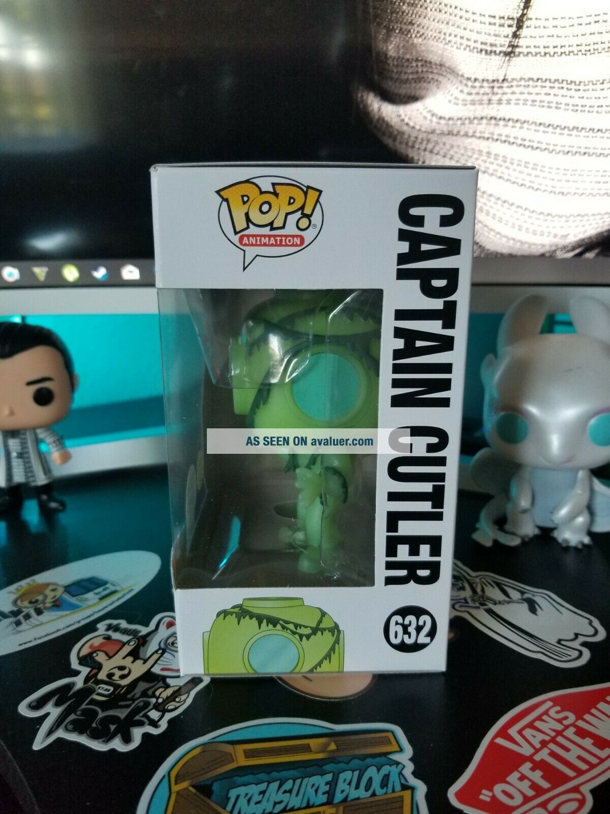 Funko Pop Captain Cutler Glow GITD Scooby Doo Funko Shop Exclusive 632 ...