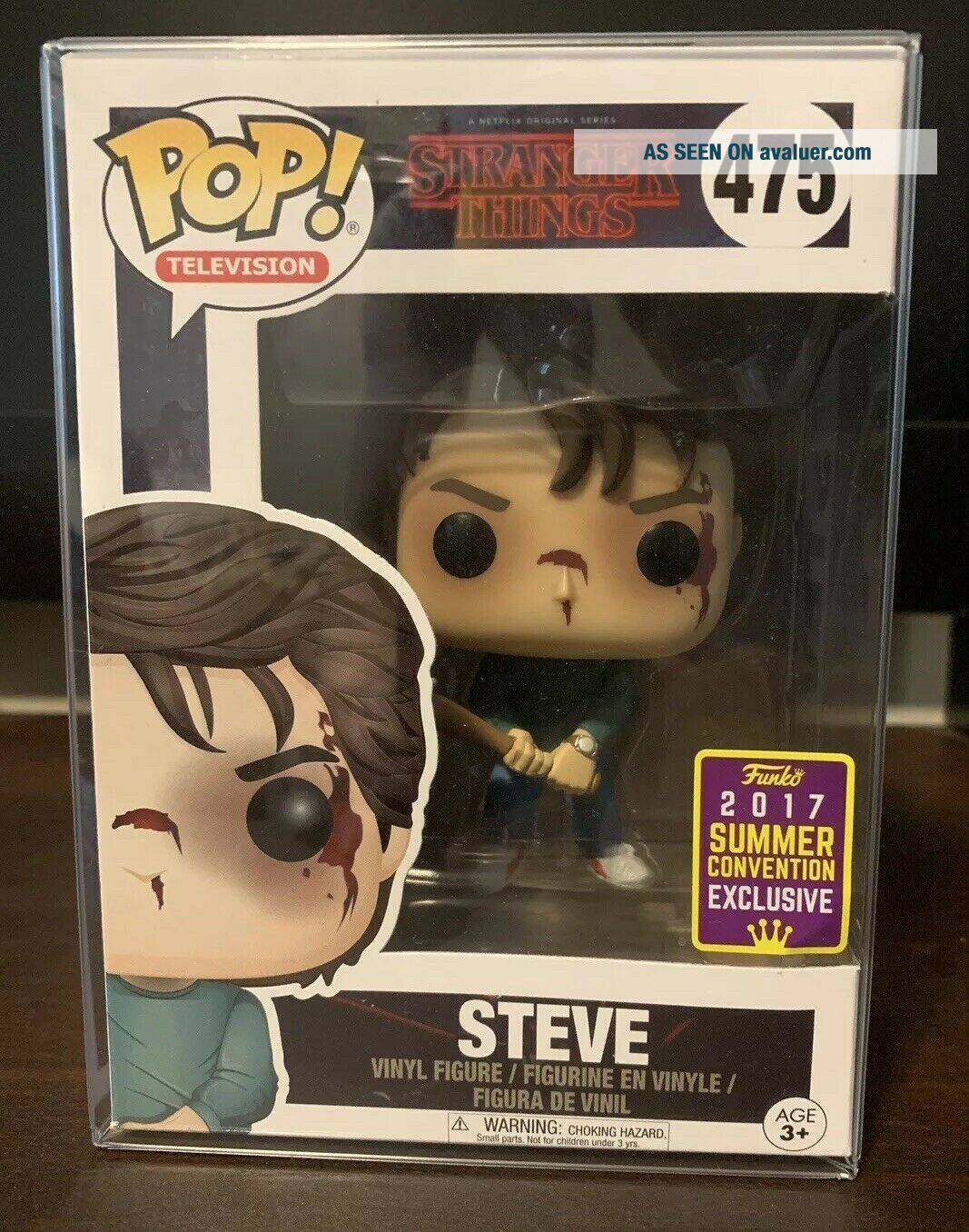 Funko POP Stranger Things SDCC 2017 Exclusive STEVE Vinyl Figure | #3434905