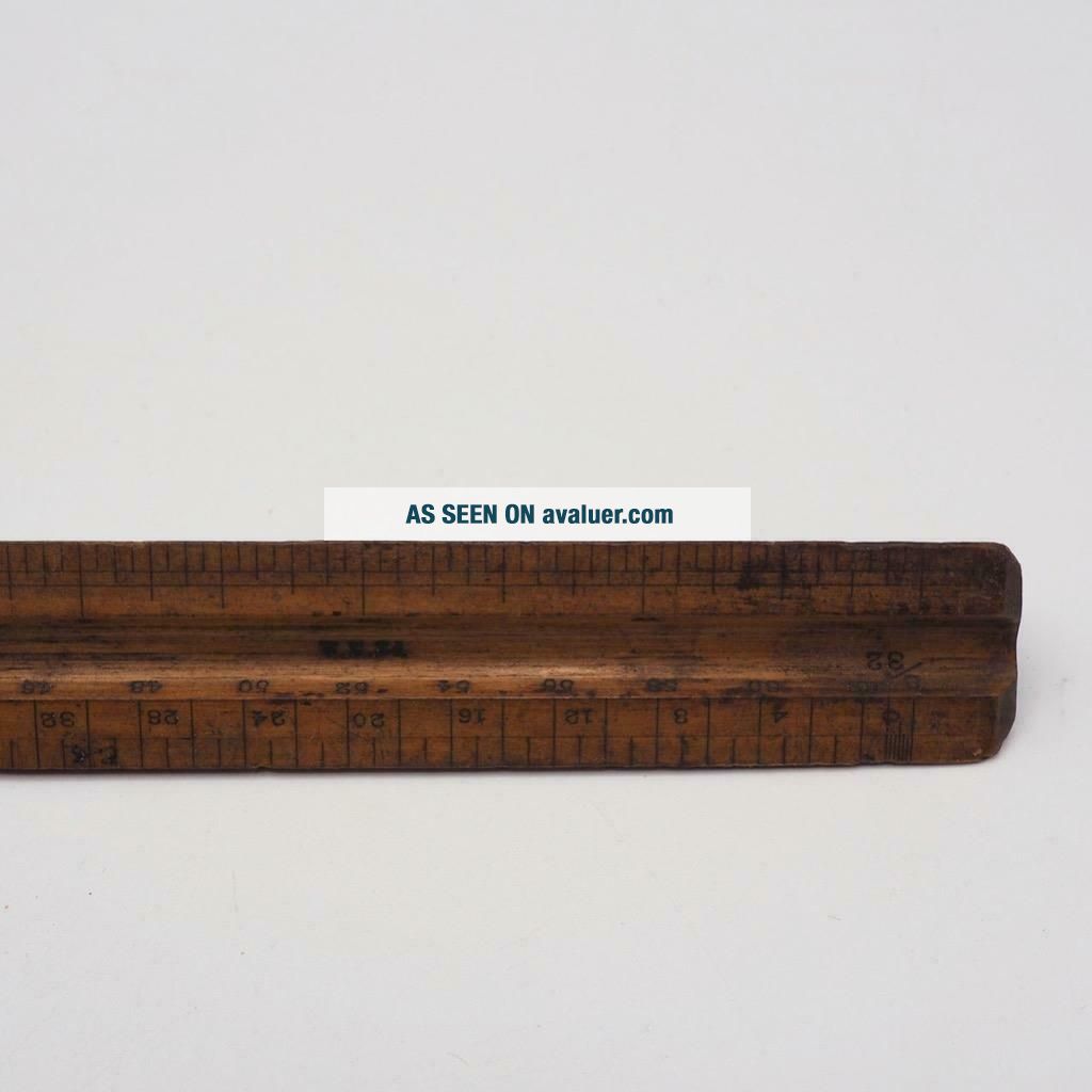 Vintage Wm. E Stieren Pittsburgh Triangular Engineering Scale Ruler ...