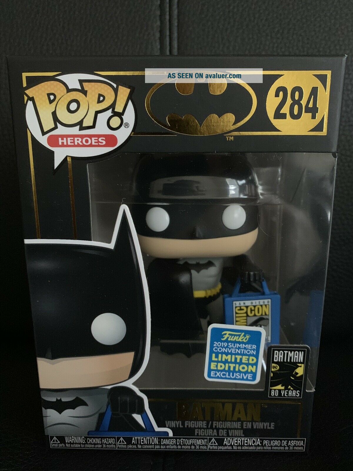 Funko POP Heroes Batman With SDCC Bag 2019 | #3440627