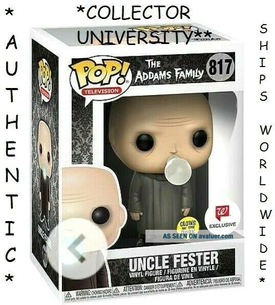 FUNKO POP UNCLE FESTER WALGREENS EXCLUSIVE THE ADDAMS FAMILY FIGURE PRE ...