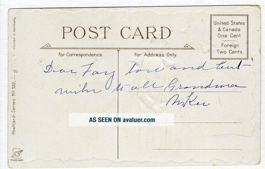 Frances Brundage THANKSGIVING PILGRIM Woman Postcard C 1910 A/s | #3268246
