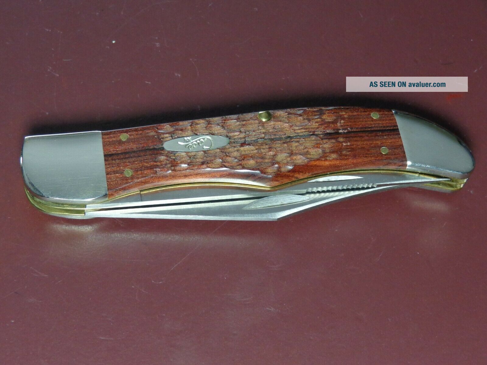 2002 CASE XX USA 6265 SS 2 BLADE FOLDING HUNTER KNIFE | #3443532