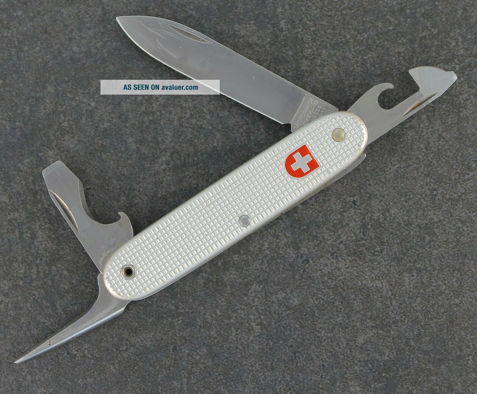 1989 Victorinox Swiss Army Knife Rare Silver Alox SAK Vintage | #3449968